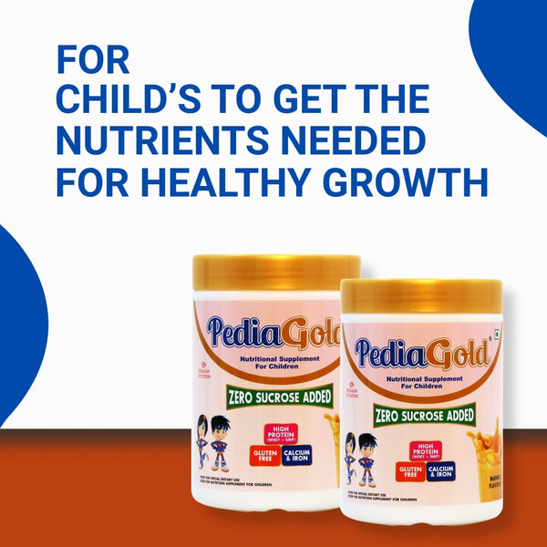 PediaGold Nutrition Mix Powder for Children | For 2-14 Years | Mango ...