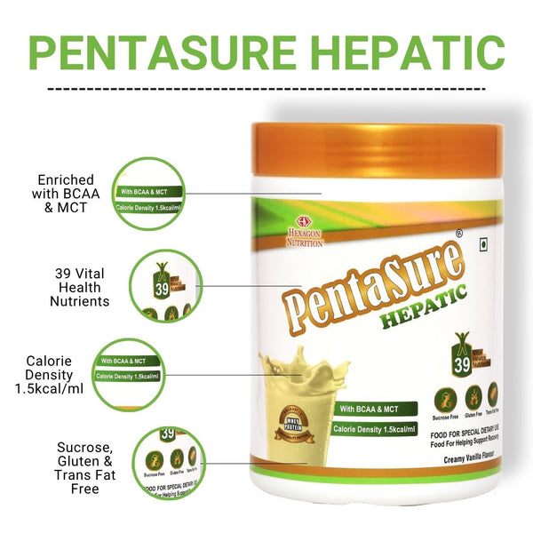 Pentasure Hepatic – Liver Care Nutrition Powder-400 gm – Pentasure Nutriton