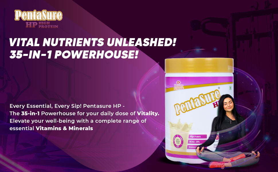 Pentasure HP Whey Protein - Banana Vanilla 1 KG – Pentasure Nutriton