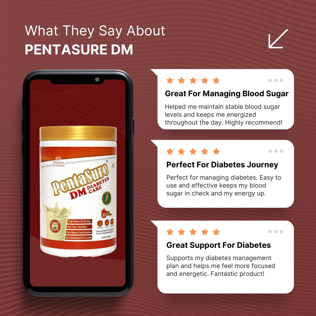 PentaSure DM - Diabetes Protein Powder for Sugar Control 1kg ...
