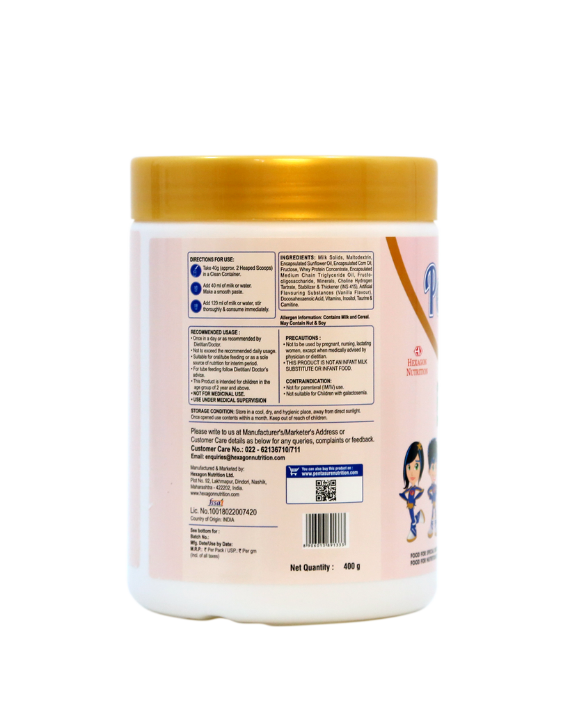 PediaGold | Sucrose FREE Nutritional Supplement for Kids – 400g Jar (V ...