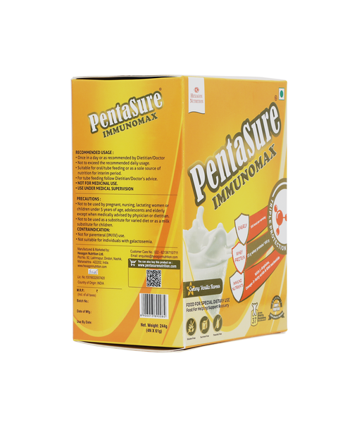 Pentasure Immunomax Immunity enhancer - Creamy Vanilla 244g (61gm X 4 ...