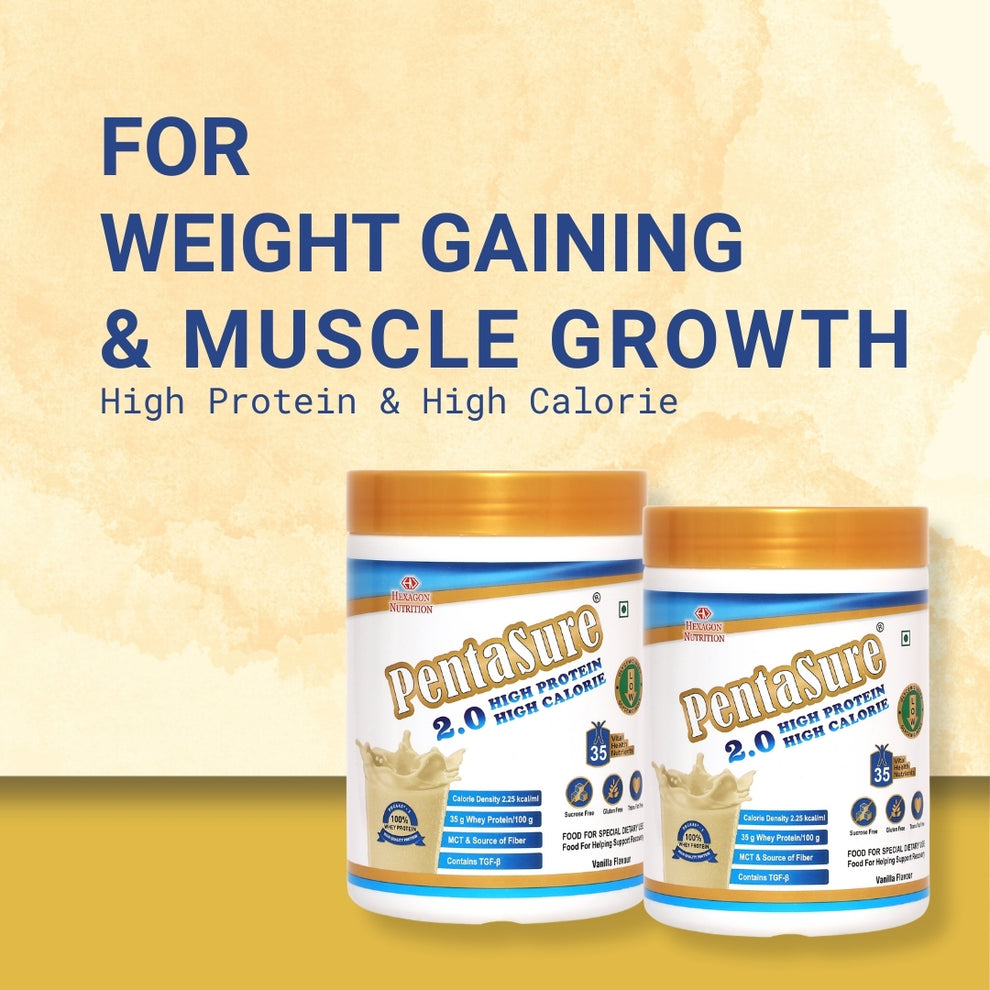 Pentasure 2.0 High Protein High Calorie Weight Gainer 400gm – Pentasure ...