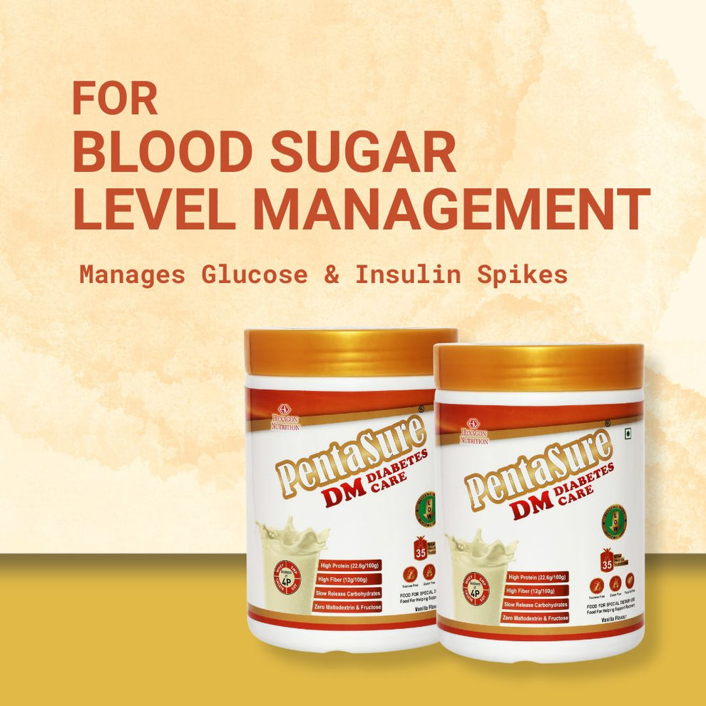 PentaSure DM - Diabetes Protein Powder for Sugar Control 400gm ...