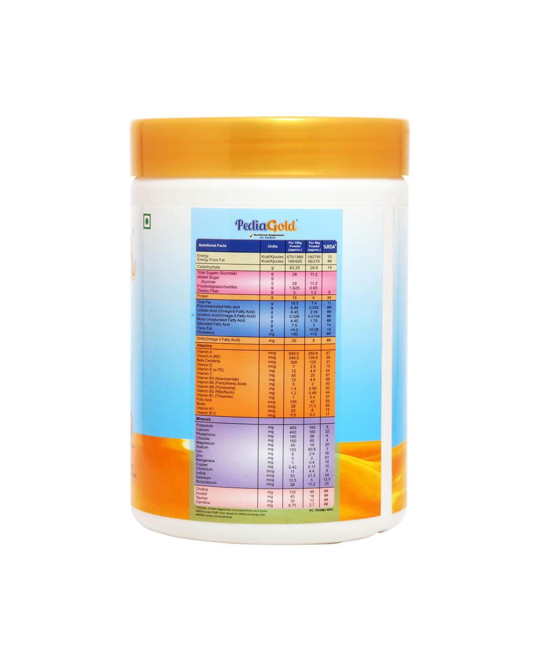 PEDIAGOLD | Nutrition Supplement For Children- Delicious Mango Flavor ...