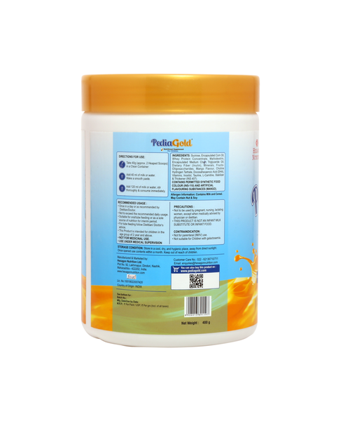 PEDIAGOLD | Nutrition Supplement For Children- Delicious Mango Flavor ...