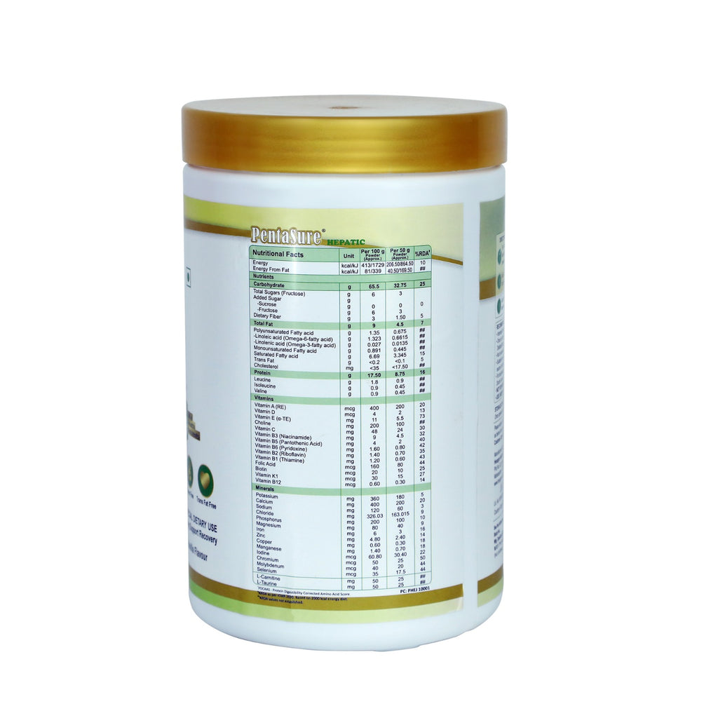 PentaSure Hepatic Liver Care Vanilla Flavour -1Kg – Pentasure Nutriton